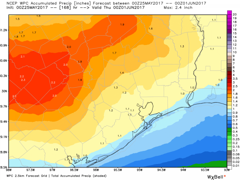 Houston will warm up now, and some rain likely returns next week ...