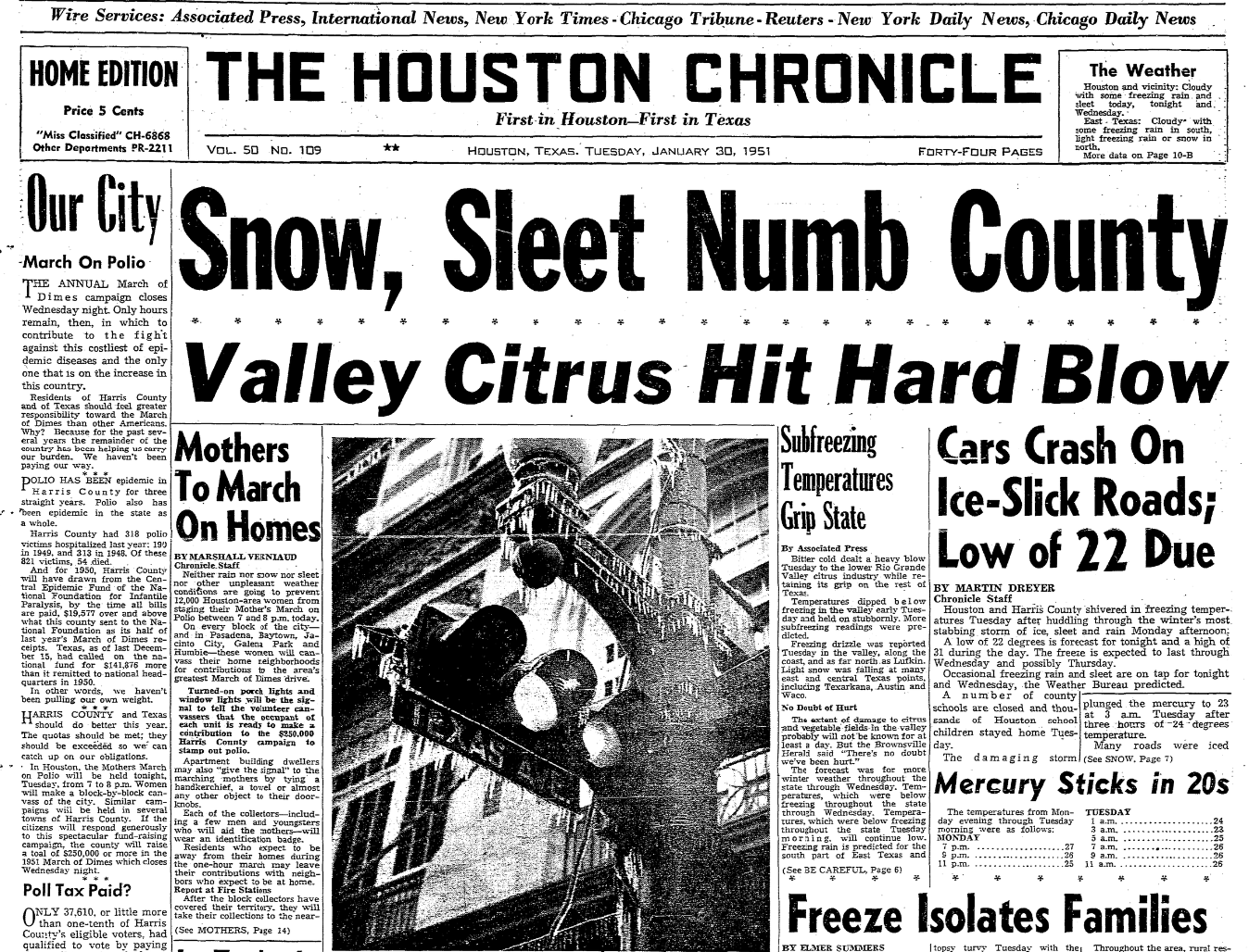 Looking back at some previous historic Houston cold snaps – Space City ...