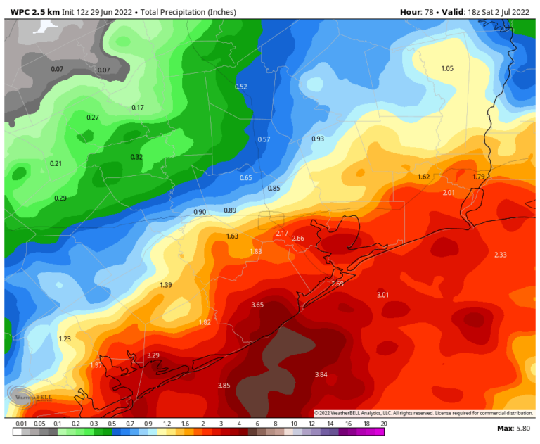 Moderate to heavy rainfall is possible through Friday for Houston ...
