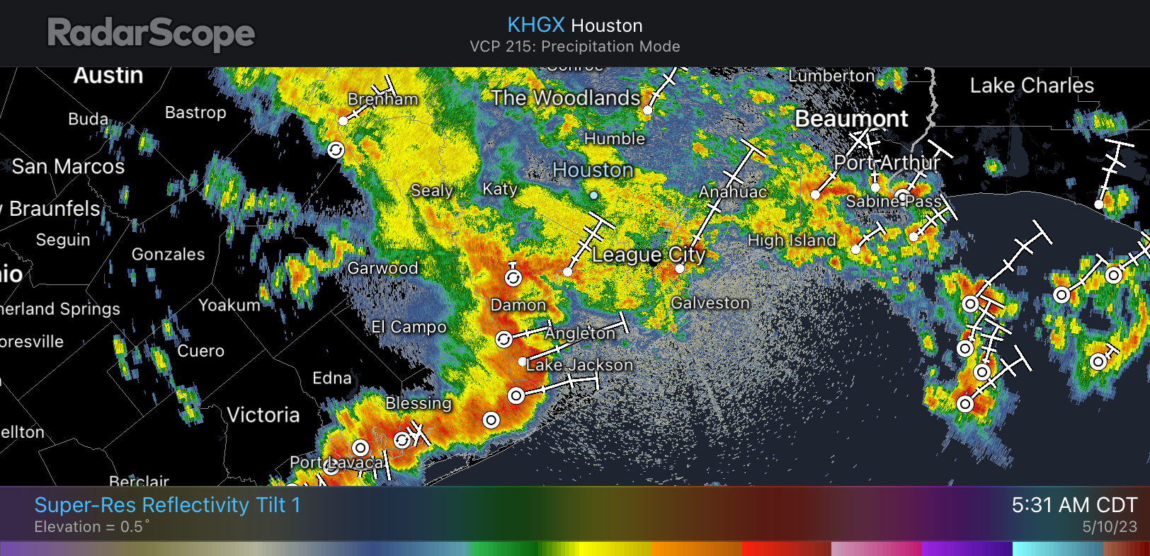 Heavy rain will fall throughout much of Houston on Wednesday morning ...