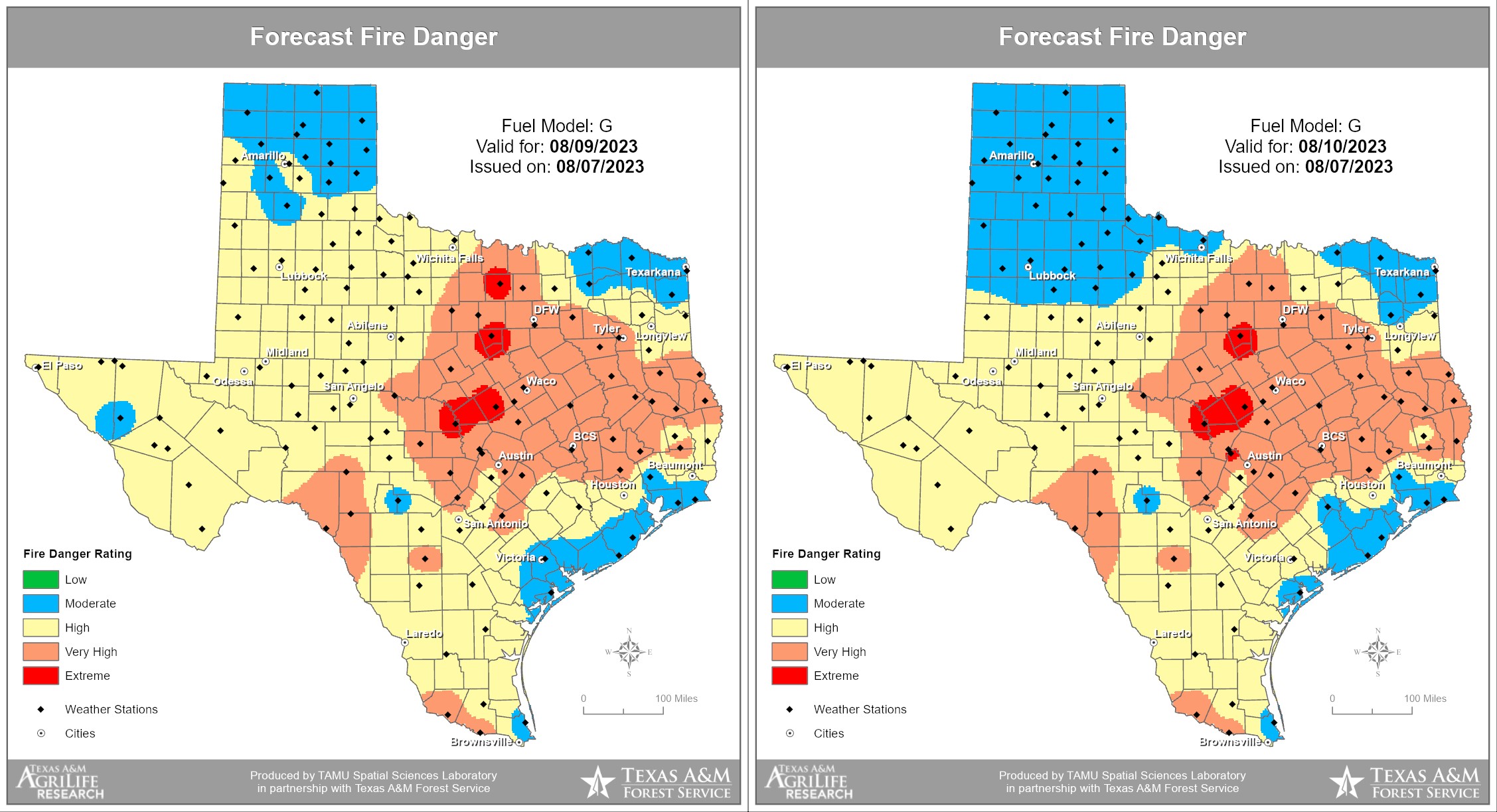 With the persistence of heat and drought, wildfire risks are on the rise – Space City Weather