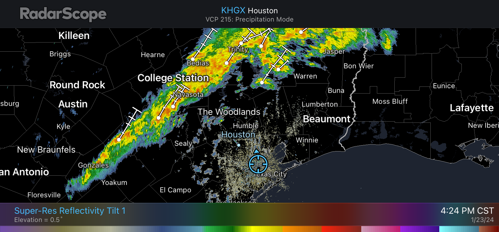 Storms hitting northern areas should wrap up this evening, with focus ...