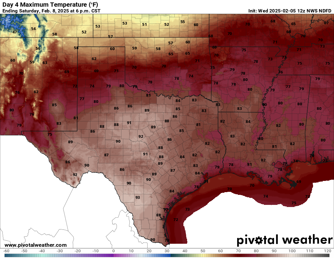 Sea fog, record February highs, and little change in the warm pattern ...