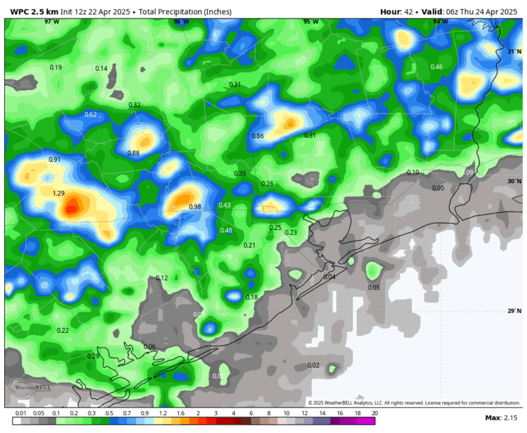 Additional shower and thunderstorm chances today and Wednesday before ...