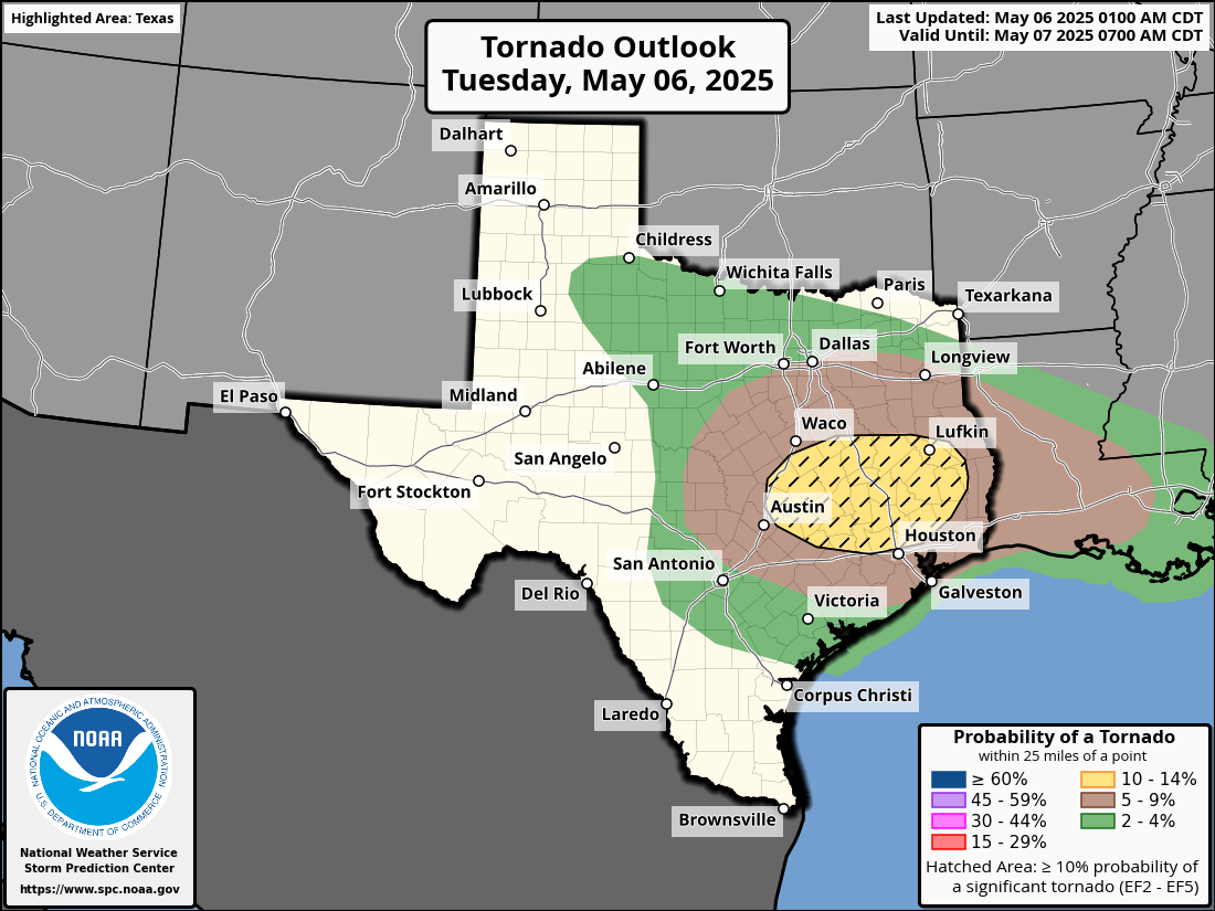Waves of severe weather possible today and Wednesday, including ...