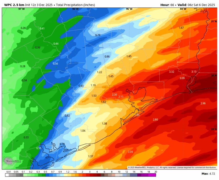 Houston will briefly warm up today before a soggy end of the work week ...