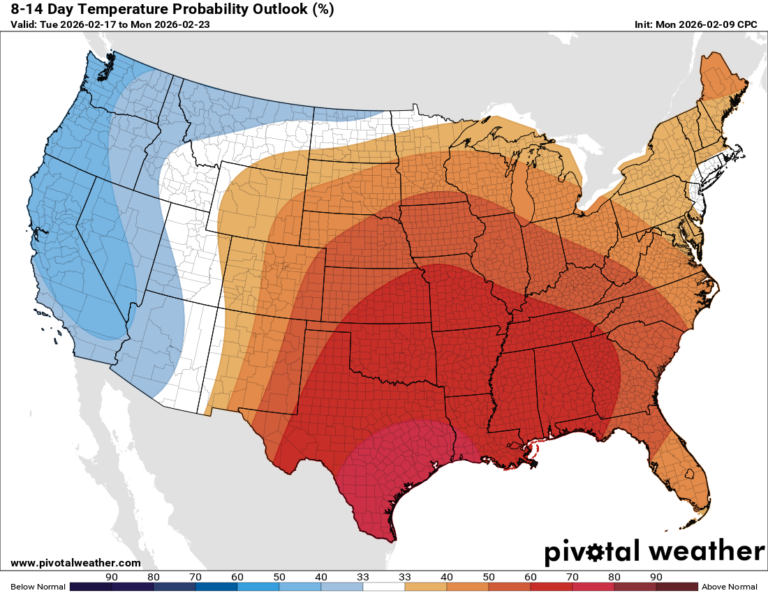 With most of February looking warm, what does that mean for chances of ...